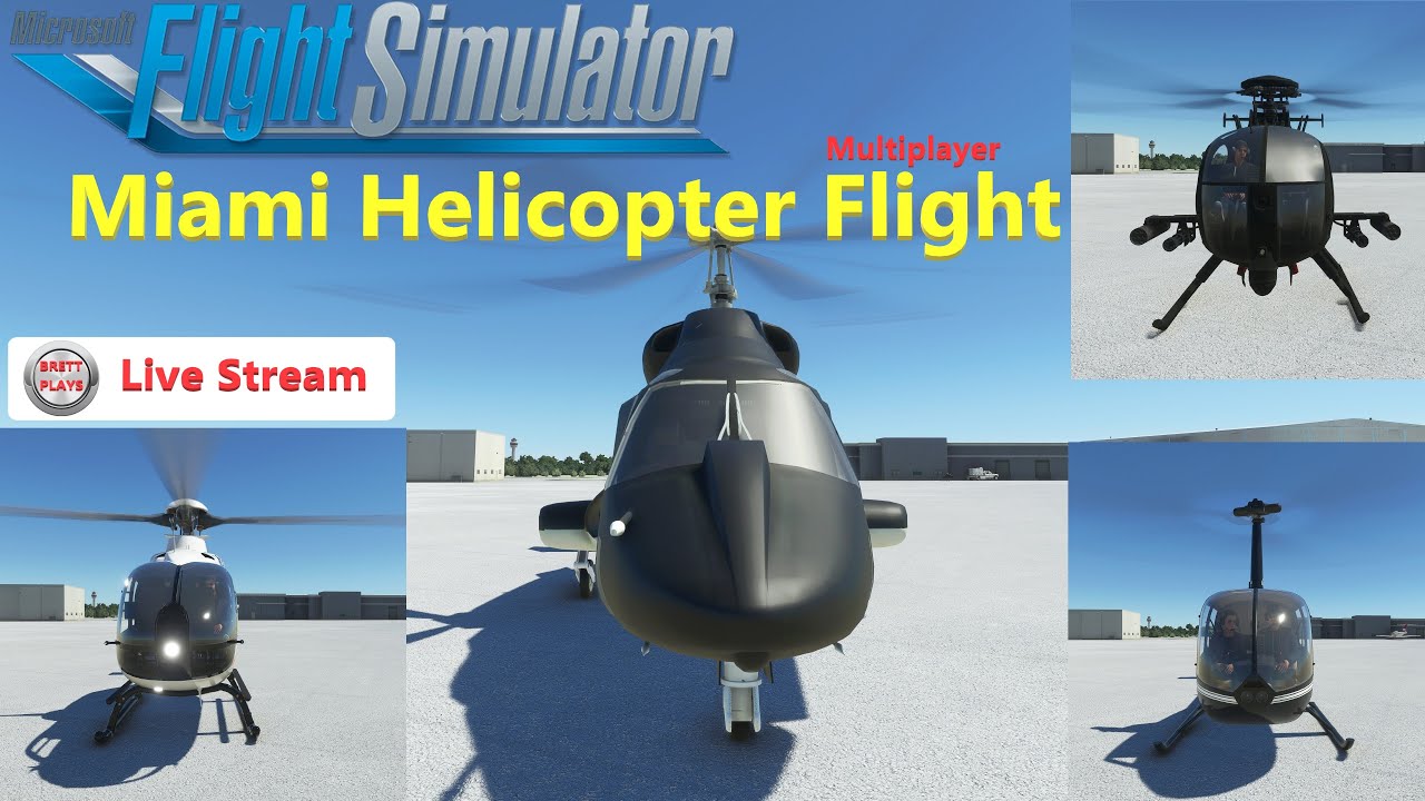 Miami to Key West via Fort Jefferson Helicopter Live Multiplayer Stream ...