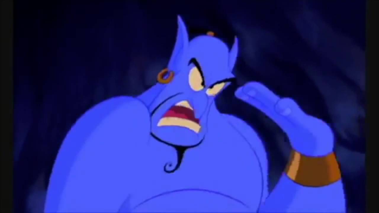 Genie Tells Hans To Sit Down - YouTube