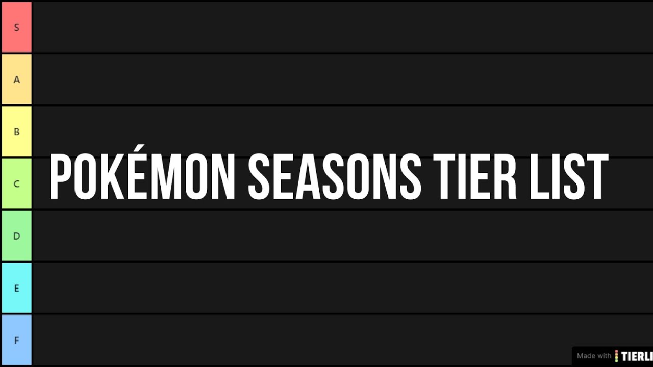 Pokémon Seasons Tier List - YouTube