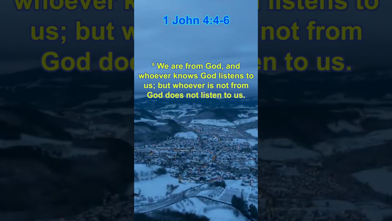 1 John 4 4 6 How To Recognize The True Spirit YouTube 1 John 4 4 6 How To Recognize The True Spirit YouTube