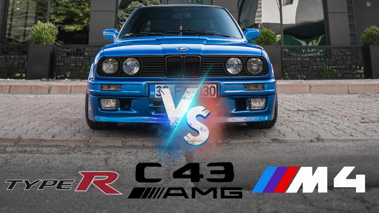 E30 TURBO & TypeR - C43 AMG - F82 M4 ROLLING RACE! - YouTube