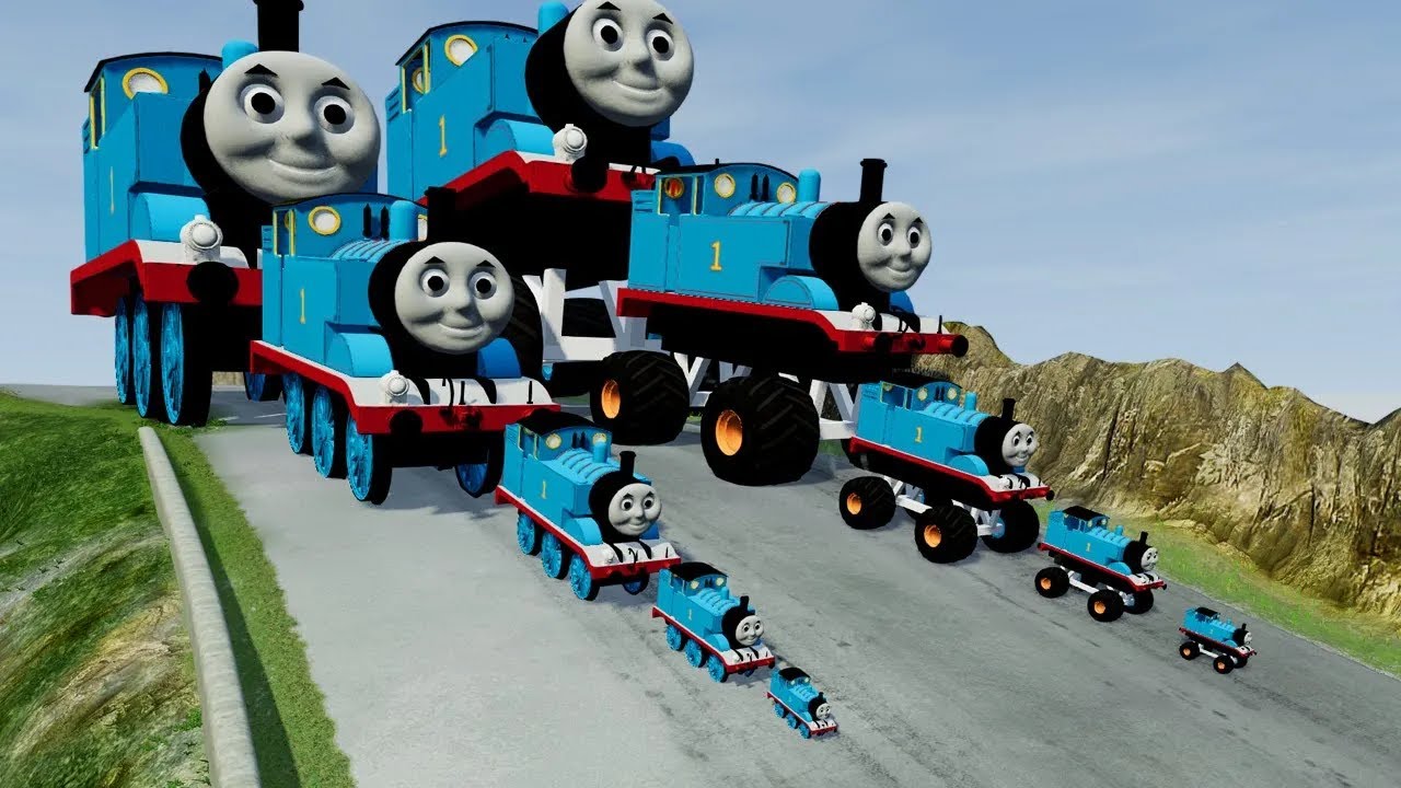 Big & Small : Thomas The Train vs Monster Truck Thomas The Train vs ...