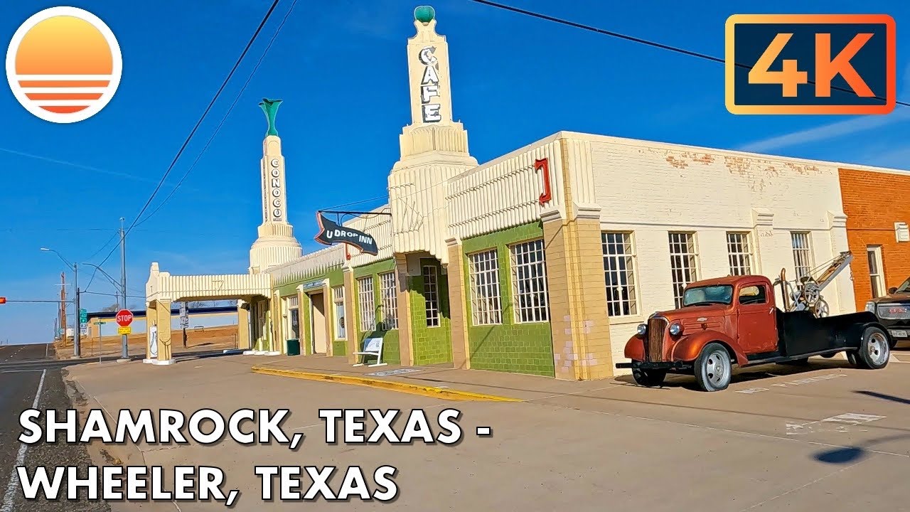 Shamrock, Texas to Wheeler, Texas! Drive with me on a Texas highway ...