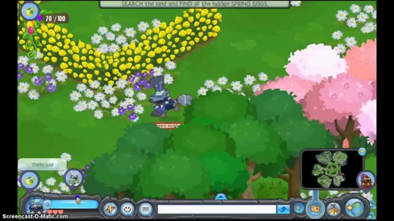 Animal Jam - Spring egg hunt! Had to get off... SO CLOSE - YouTube