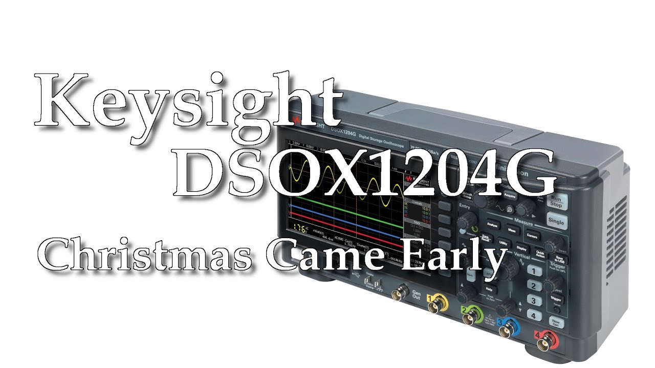 Keysight DSOX1204G - YouTube