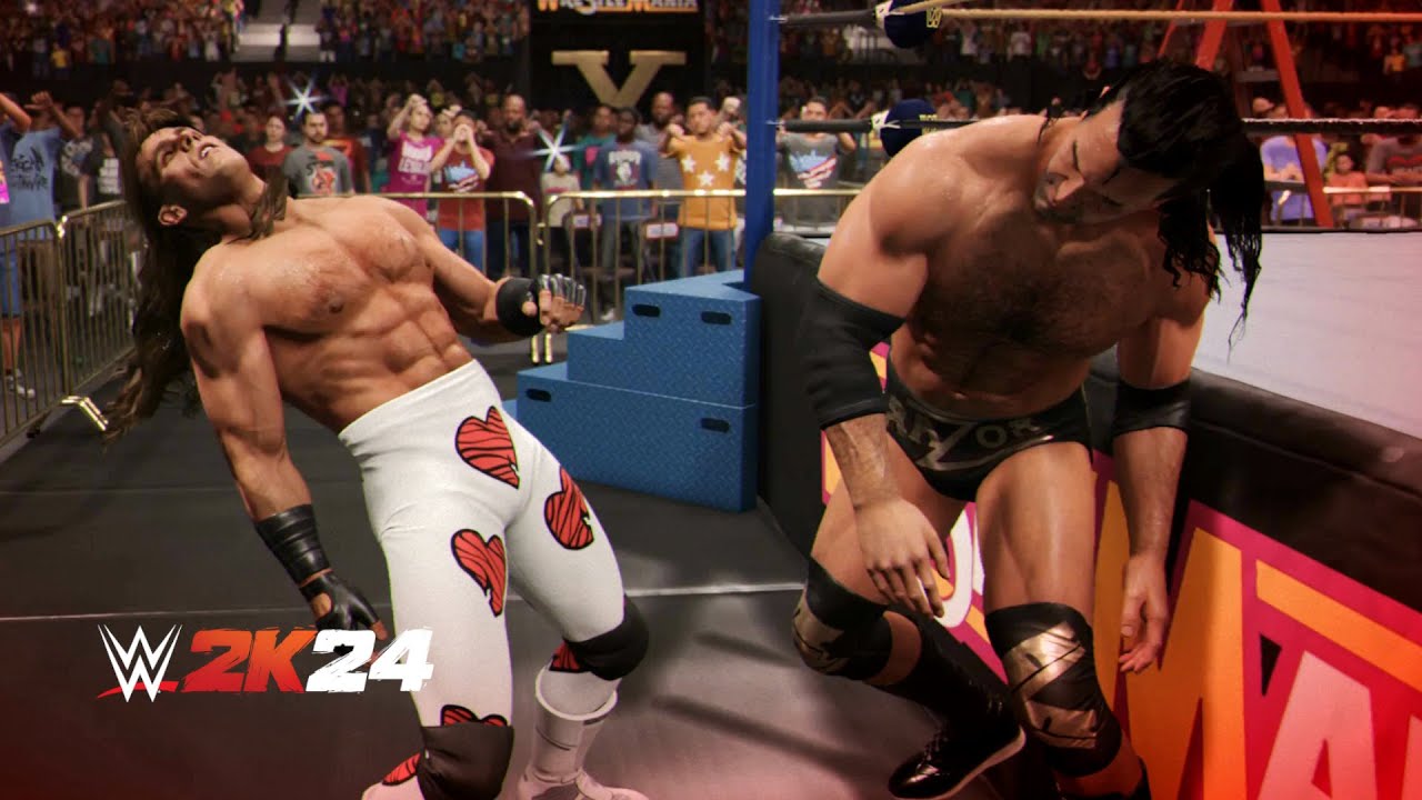 WWE 2K24 Showcase Mode - Razor Ramon Vs Shawn Michaels (Wrestlemania 10 ...