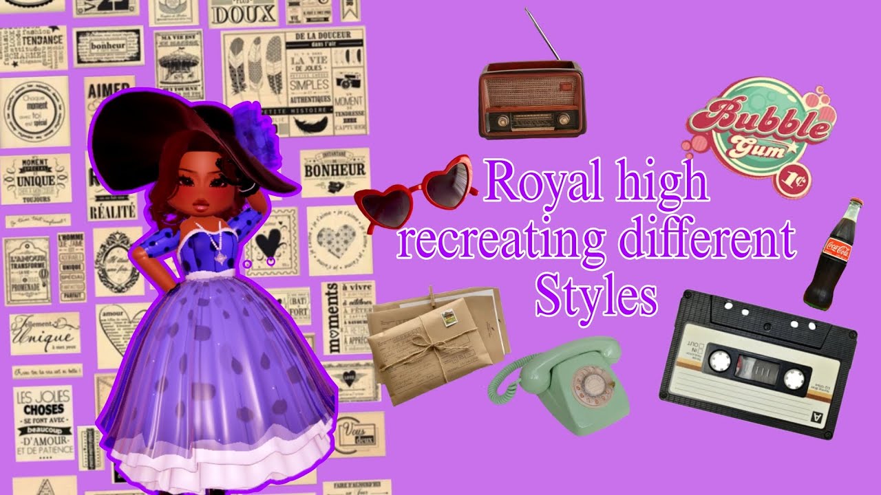 Recreating different styles in Royal High ☆|Roblox Royal high|☆ - YouTube