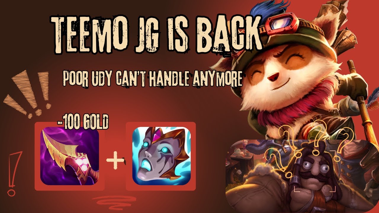 This Off-Meta Teemo Build Is MELTING Junglers (Even Udyr) Rank Road to ...