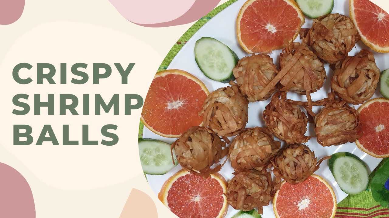 CRISPY FRIED SHRIMP BALLS I HOMEMADE SHRIMP BALLS I SIMPLE SHRIMP BALLS ...