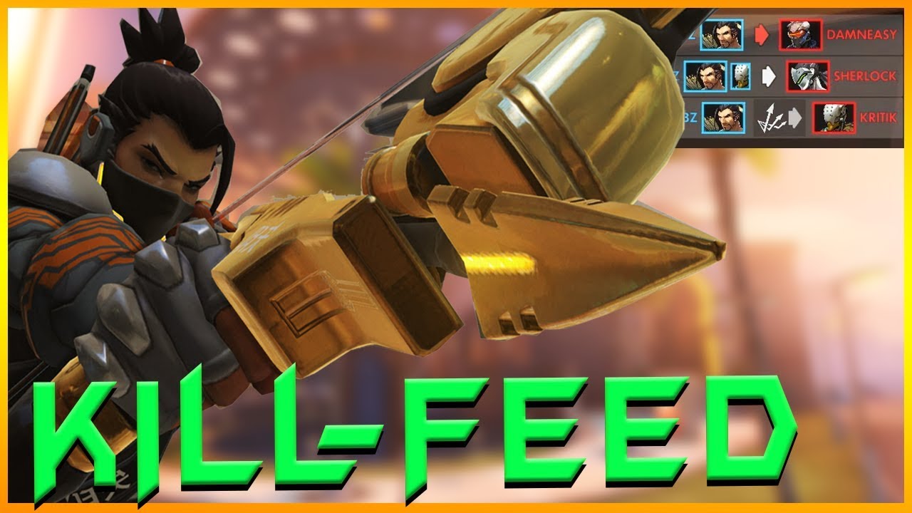 Watch the Killfeed - Hanzo Overwatch Gameplay #58 - YouTube