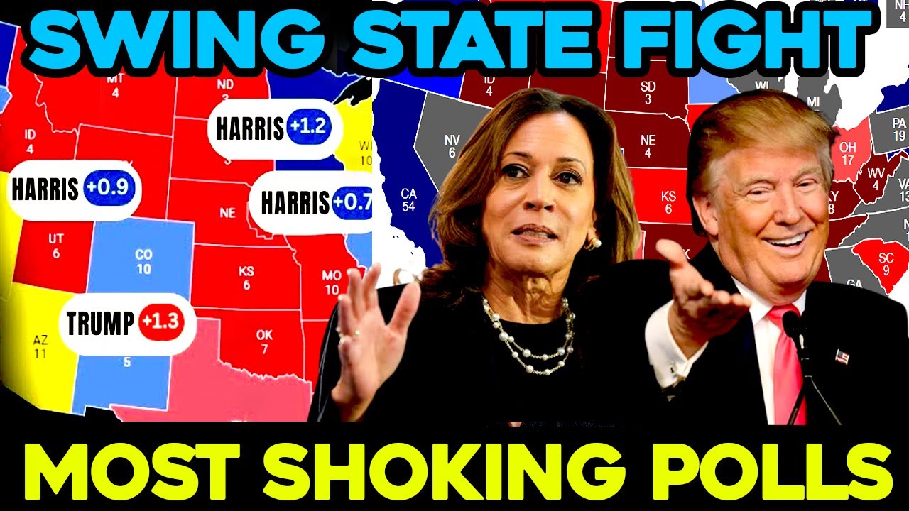Seven Swing States Latest Polls ( 11 October ) Trump Vs Harris ! 2024 ...