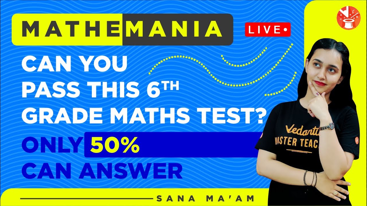 Can You Pass This 6th Grade Maths Test? Only 50% Can Answer🏆Mathemania ...