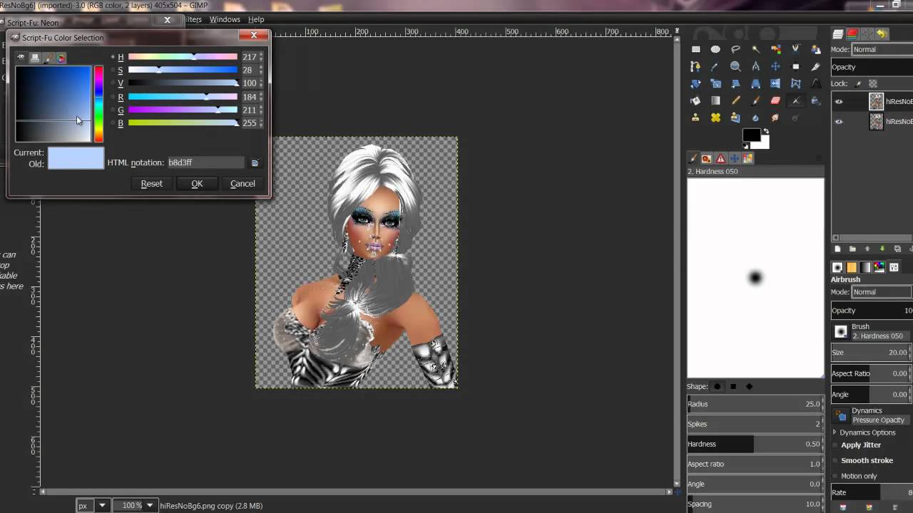 How to make Imvu Pictures Glow - YouTube