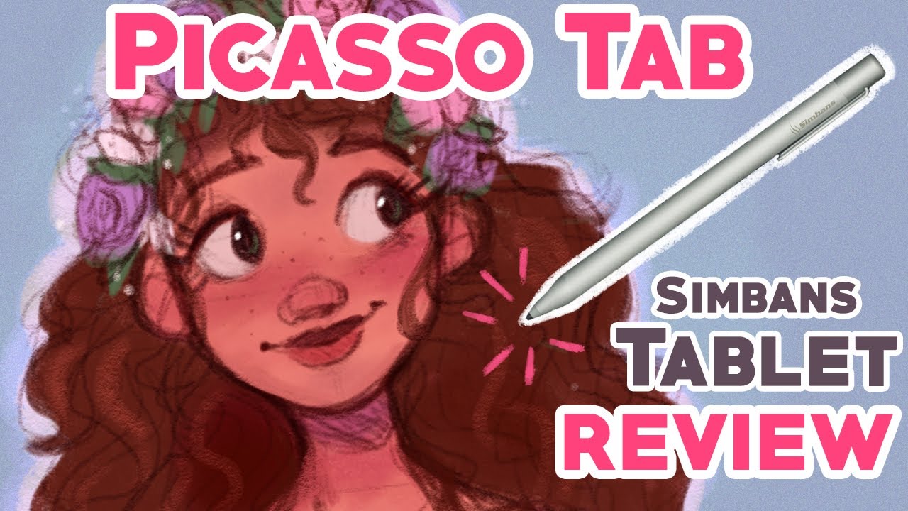DIGITAL ART ON A BUDGET 🖊🎨 | Simbans Picasso Tab Unboxing + Review ...