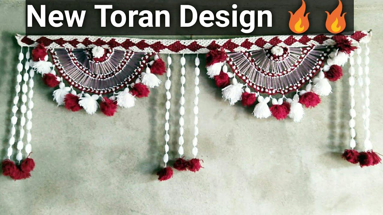 gate parda design | gate hanging | door hanging | toran design | woolen ...