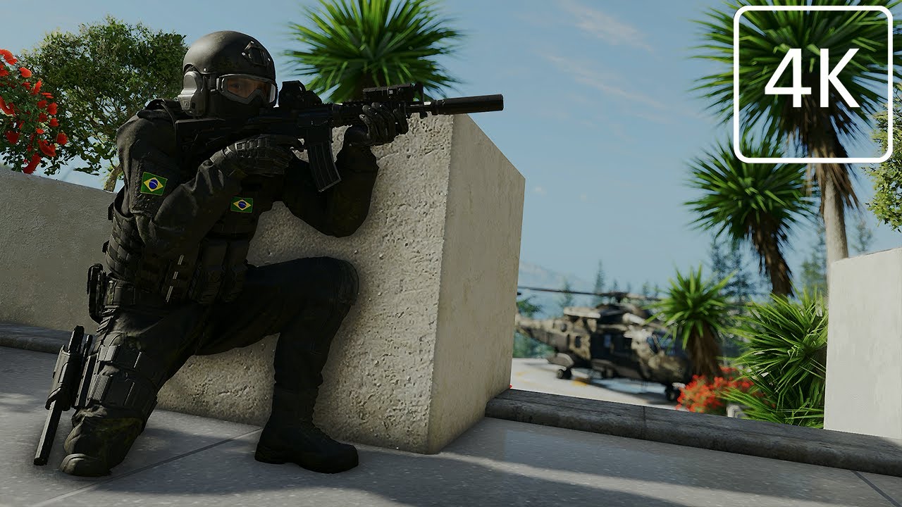 🇧🇷 BRAZIL SPECIAL POLICE BATTALION • Solo Stealth Base [4K UHD 60FPS ...