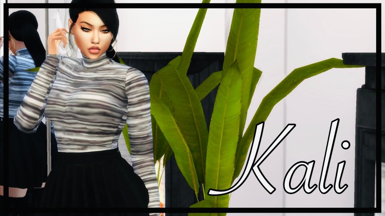 SIMS 4 CAS | Kali | Sim Download + CC Links - YouTube