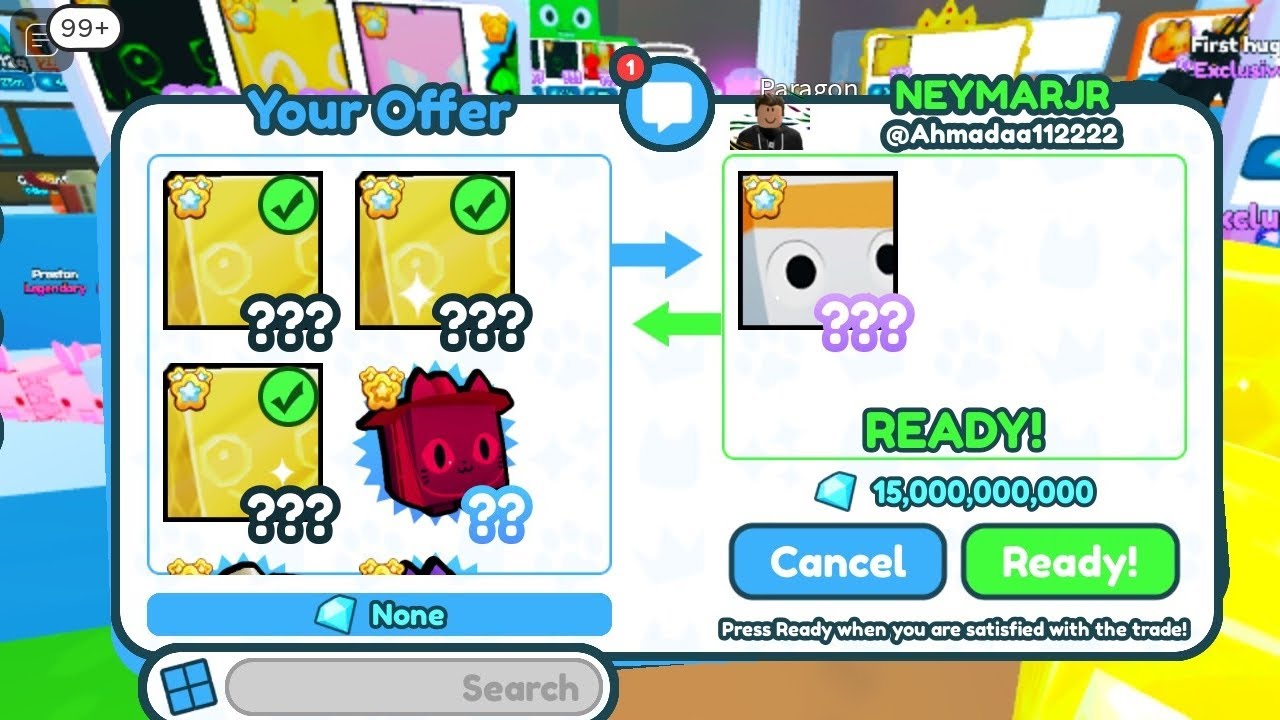 Trading 3 golden huge hell rocks. *INSANE OFFERS* PSX Roblox - YouTube