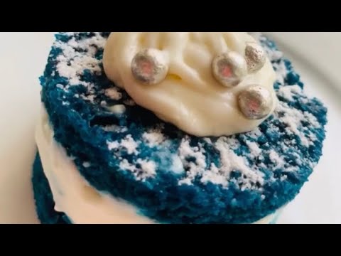 BLUE VELVET MINI CHEESECAKE - YouTube