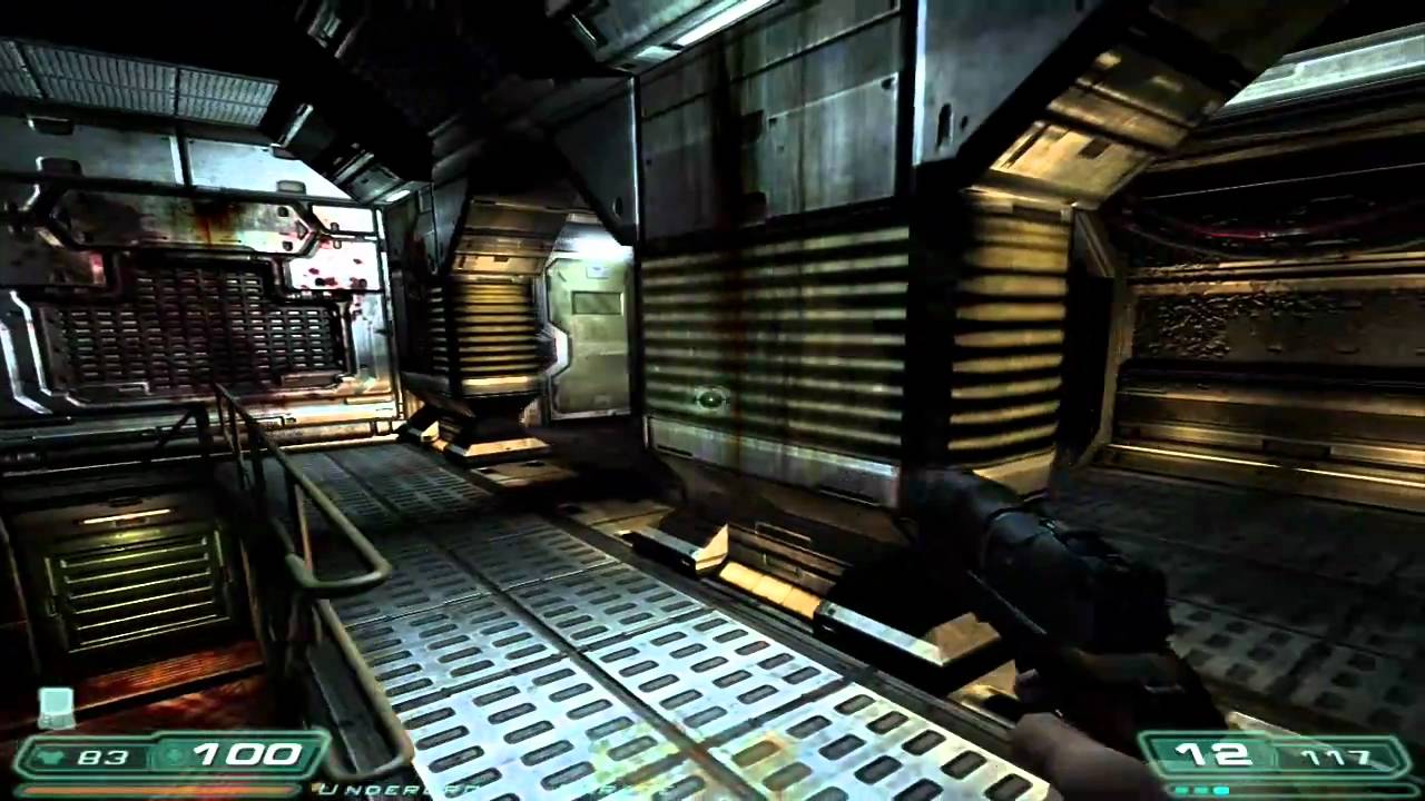 HD 720p - DOOM 3 - Mission 02 - Mars City Underground - YouTube