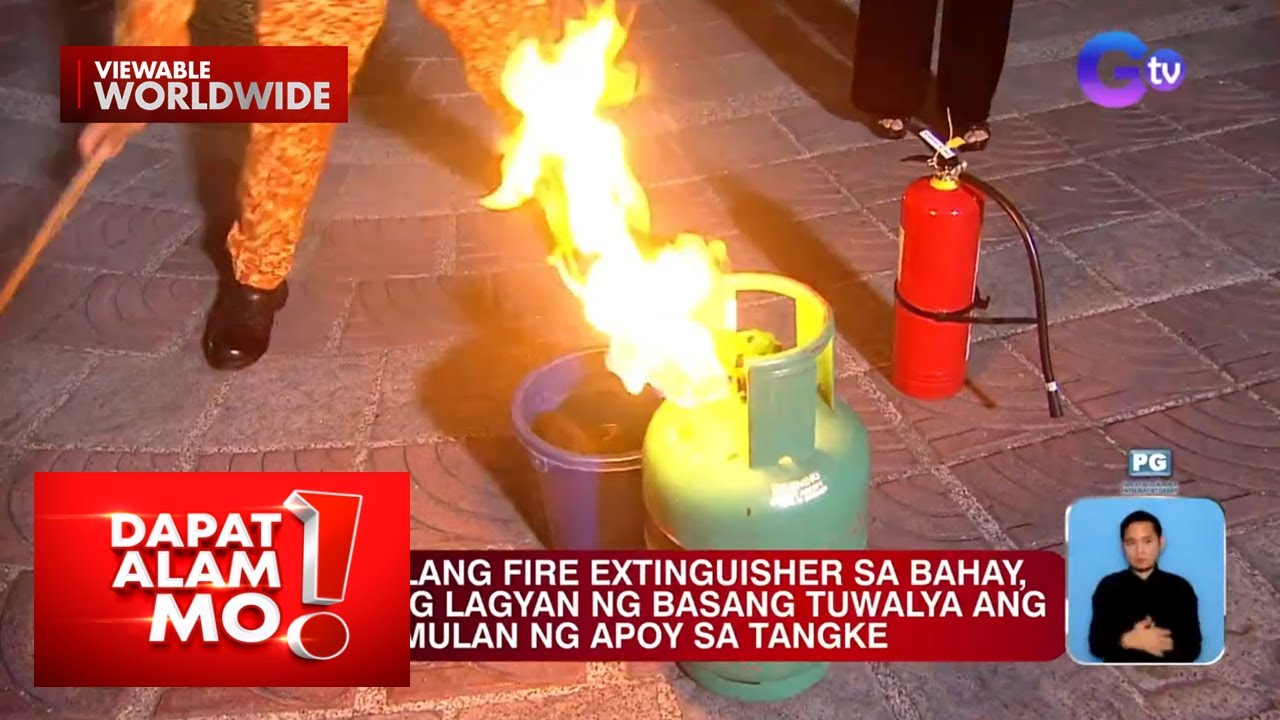 Ilang paraan upang apulahin ang apoy at tips para maiwasan ang sunog ...