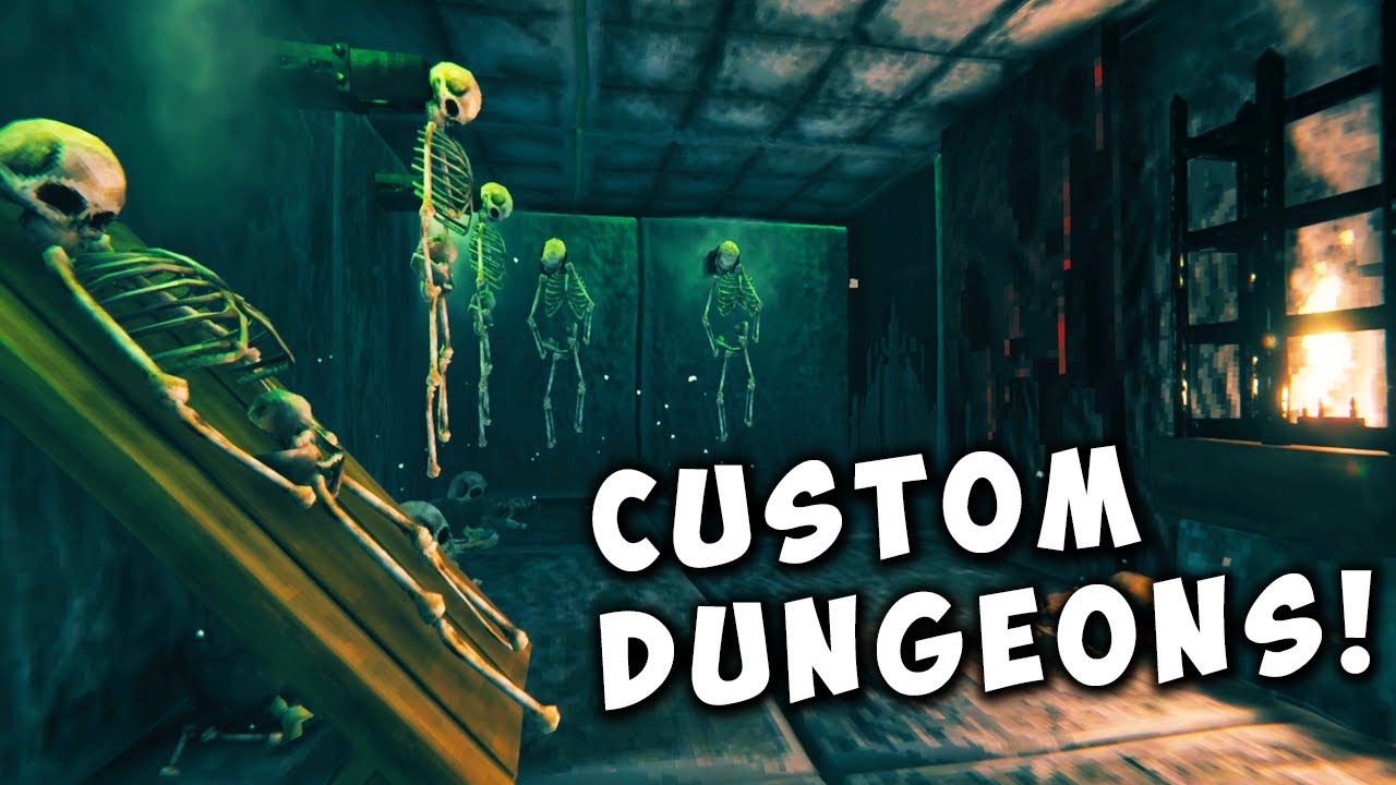💀 VALHEIM CUSTOM DUNGEON💀 - YouTube