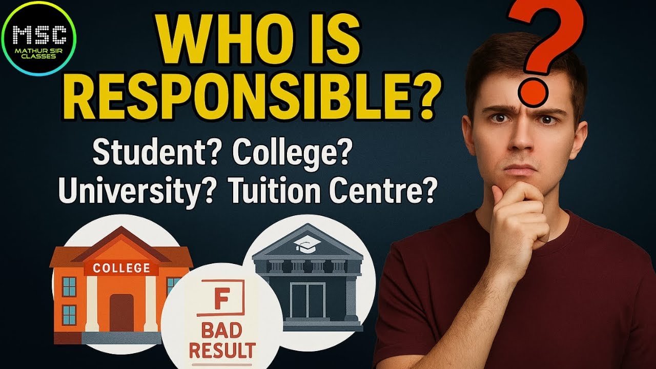 5th Semester bad results | Who is responsible ?? | #mathursirclasses # ...