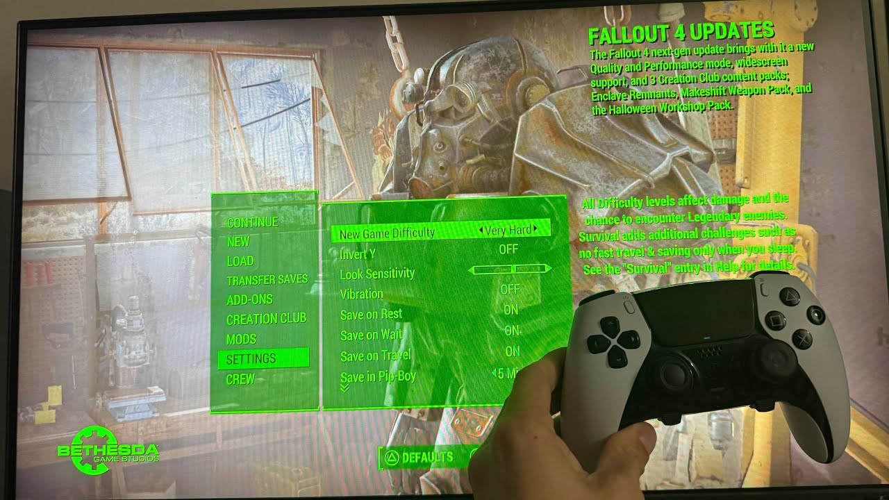 Fallout 4: How to Change Game Difficulty Tutorial! (For Beginners ...