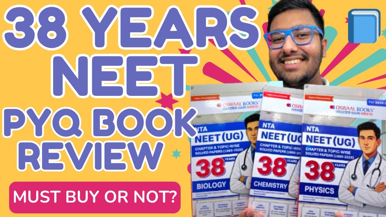 NEET 38 Years PYQ Book Review 🔥 | Best Book for NEET 2026/2027? - YouTube