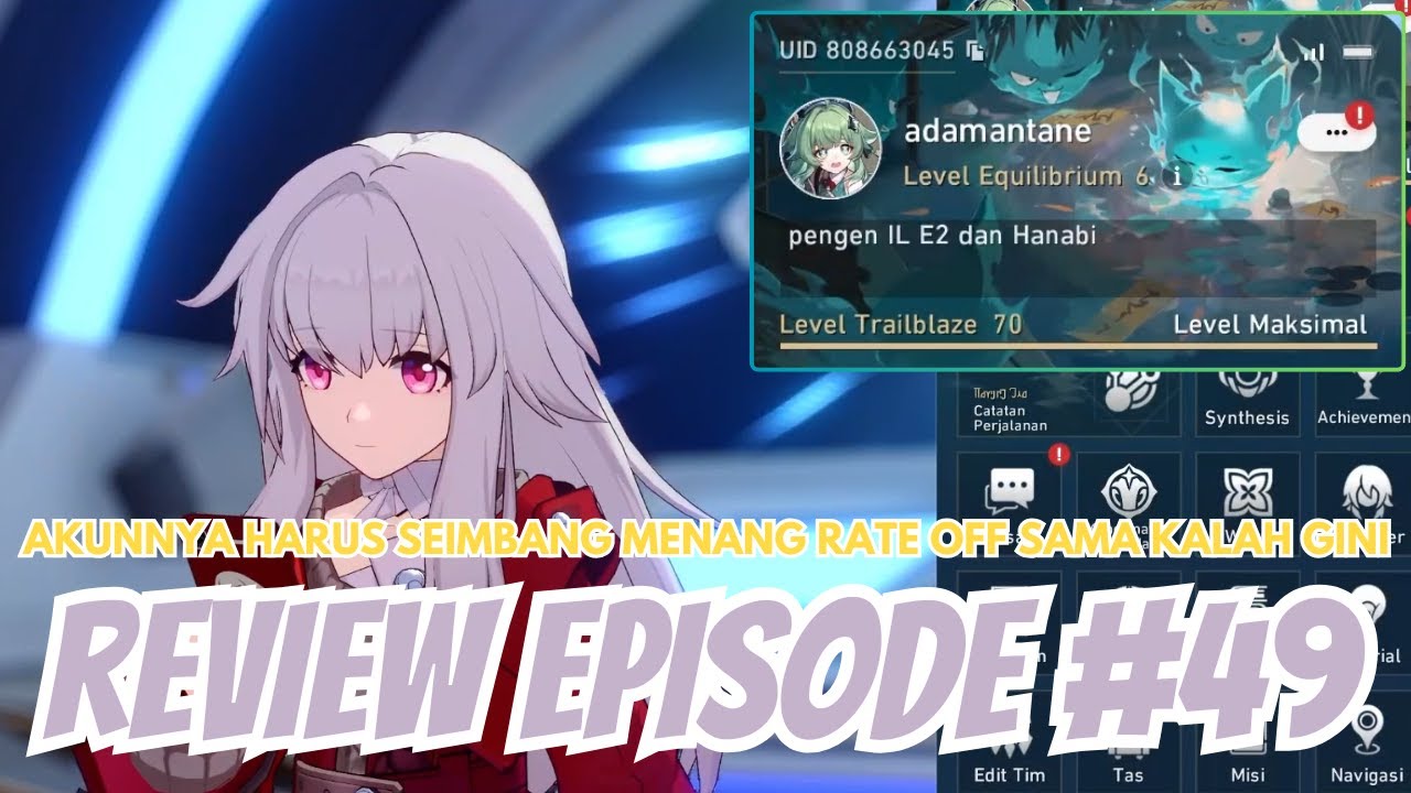 REVIEW AKUN " SUSAH KALAU KALAH RATE OFF TERUS APALAGI ITU " HSR ...