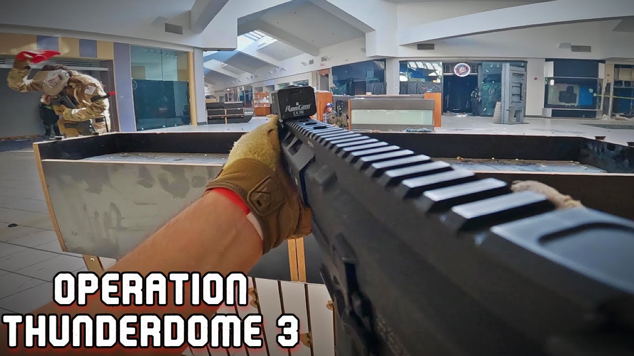 AIRSOFT MADNESS AT ABANDONED SHOPPING MALL | ThunderDome 3| North ...