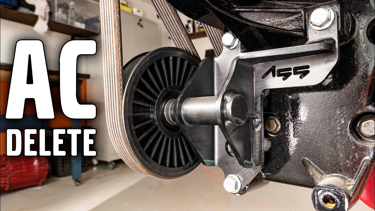 Volvo 740 T5 AC Delete Kit Installation (B5254T) - YouTube
