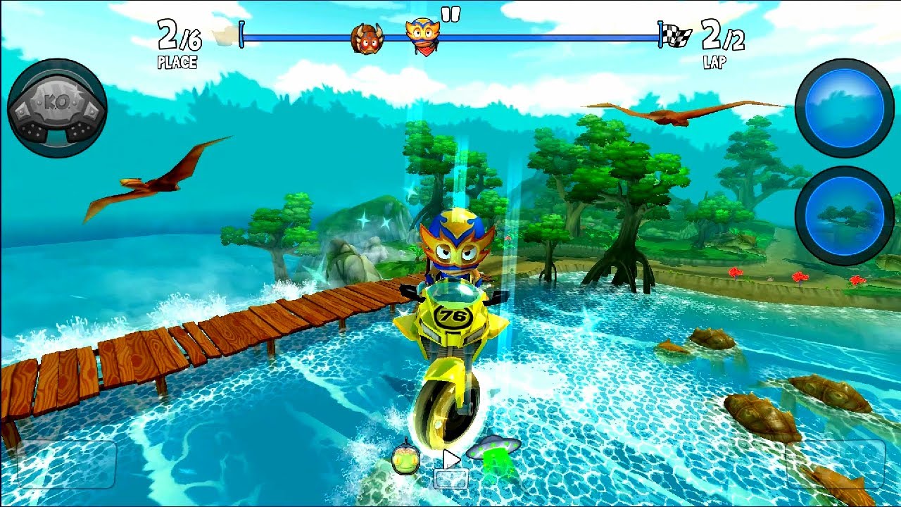 All Race Tracks With Motobike | Beach Buggy Racing 2 - YouTube