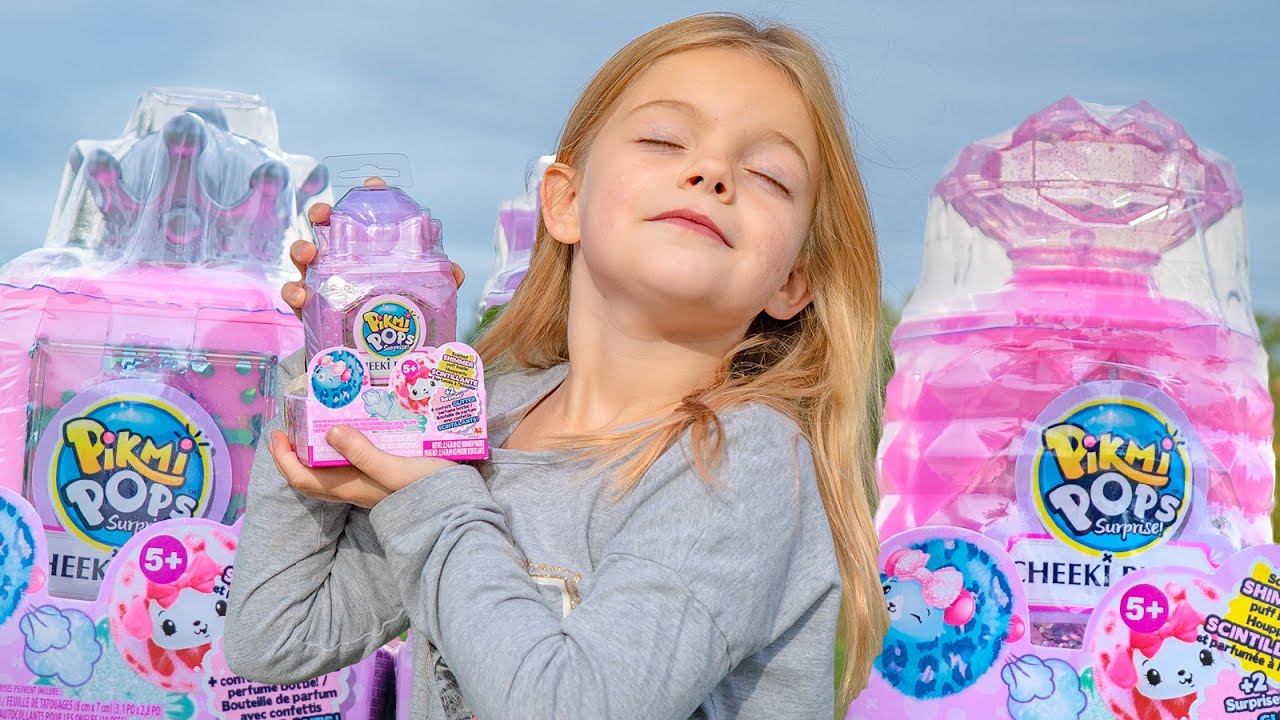 Pikmi Pops Surprise Cheeki Puffs Medium Perfume Plushies H5Kids - YouTube