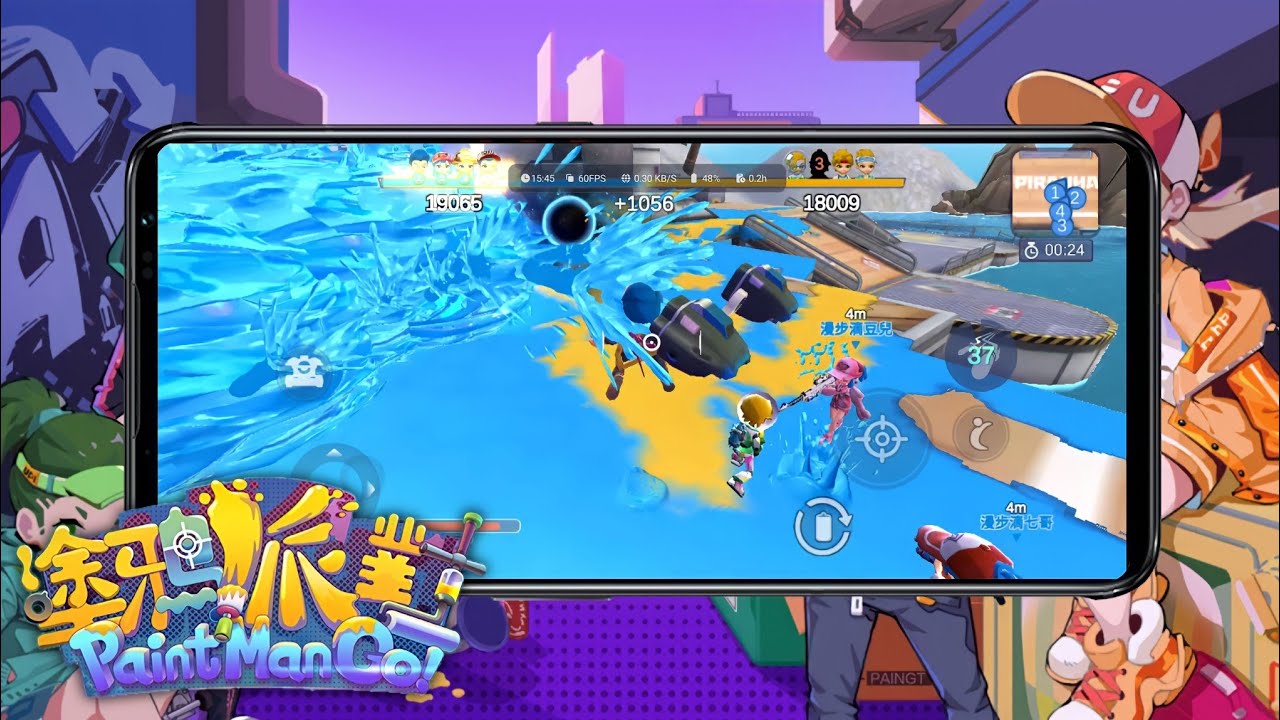 PaintMan Go - Splatoon Mobile Gameplay (ios/Android) - YouTube