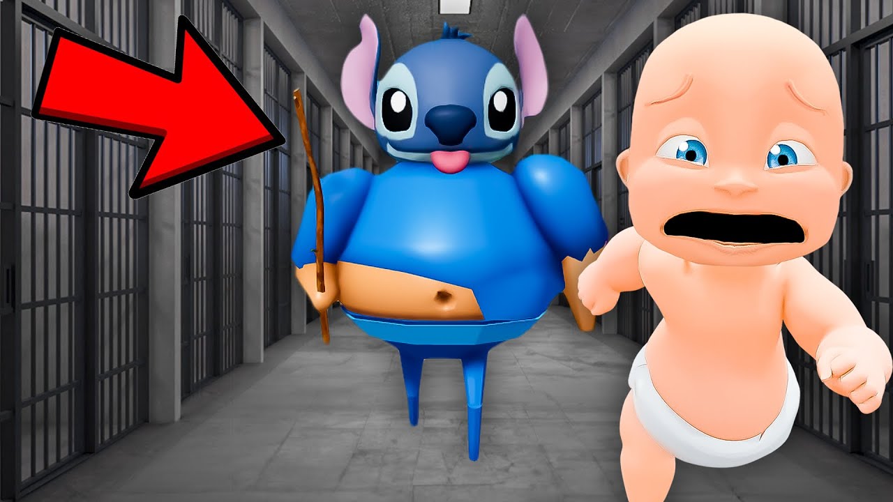 Baby Escapes STITCH PRISON! - YouTube