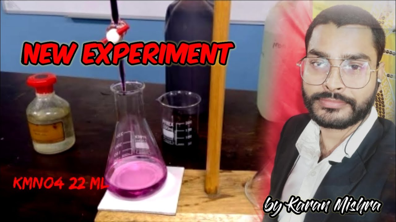 New experiment with KMNO4 chemistry 🧪 practical#chemistry practical UP ...