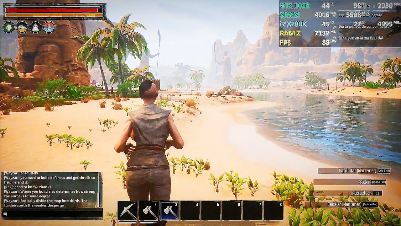 Conan Exiles | GTX 1080 | I7 8700K | 1080P | ULTRA | PERFORMANCE TEST ...