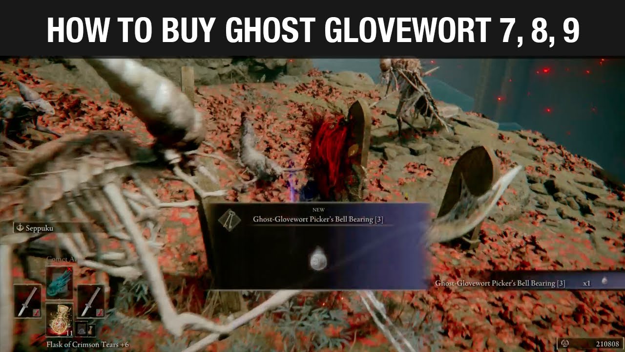 Ghost Glovewort 7, 8, 9 Location - Elden Ring (Infinite Farm) - YouTube