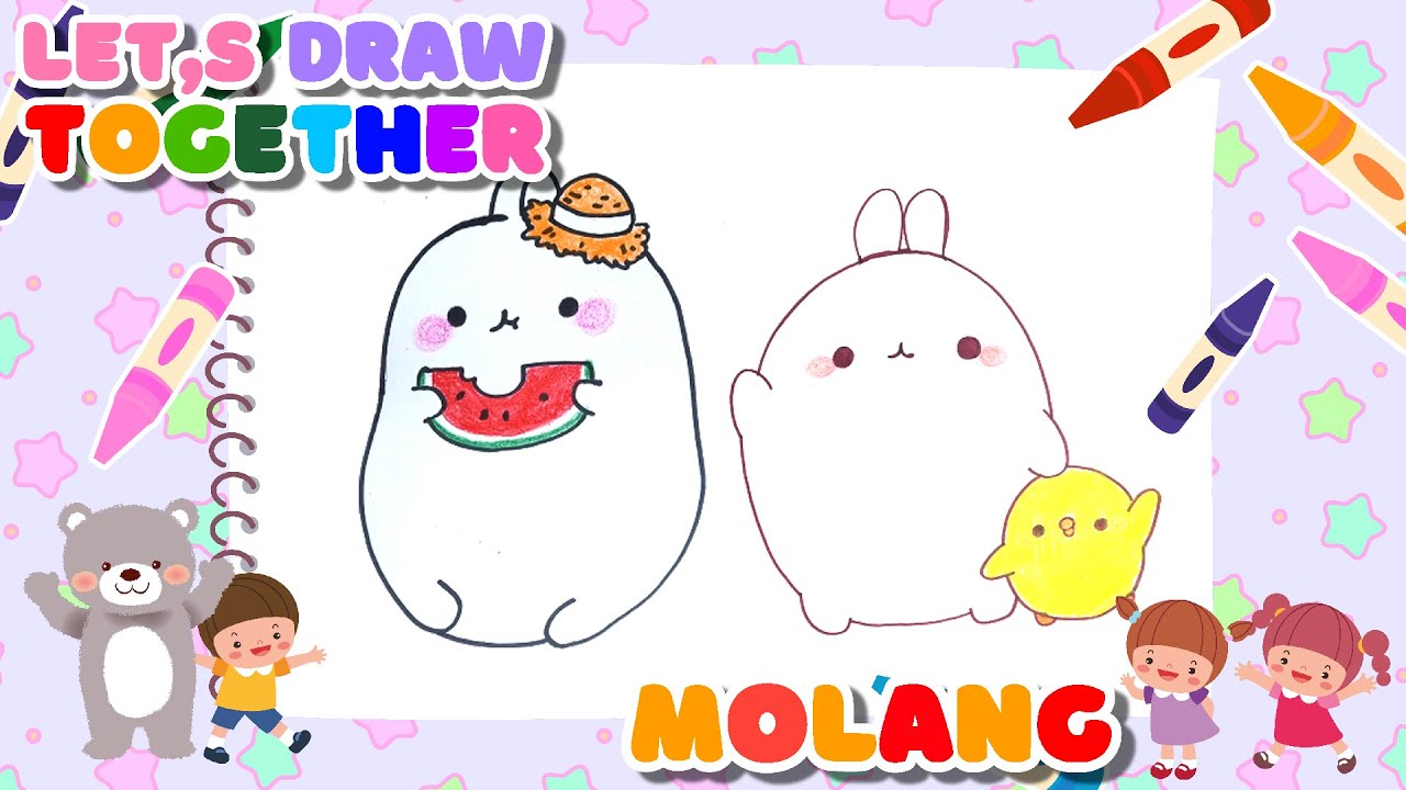 Drawing Molang - YouTube
