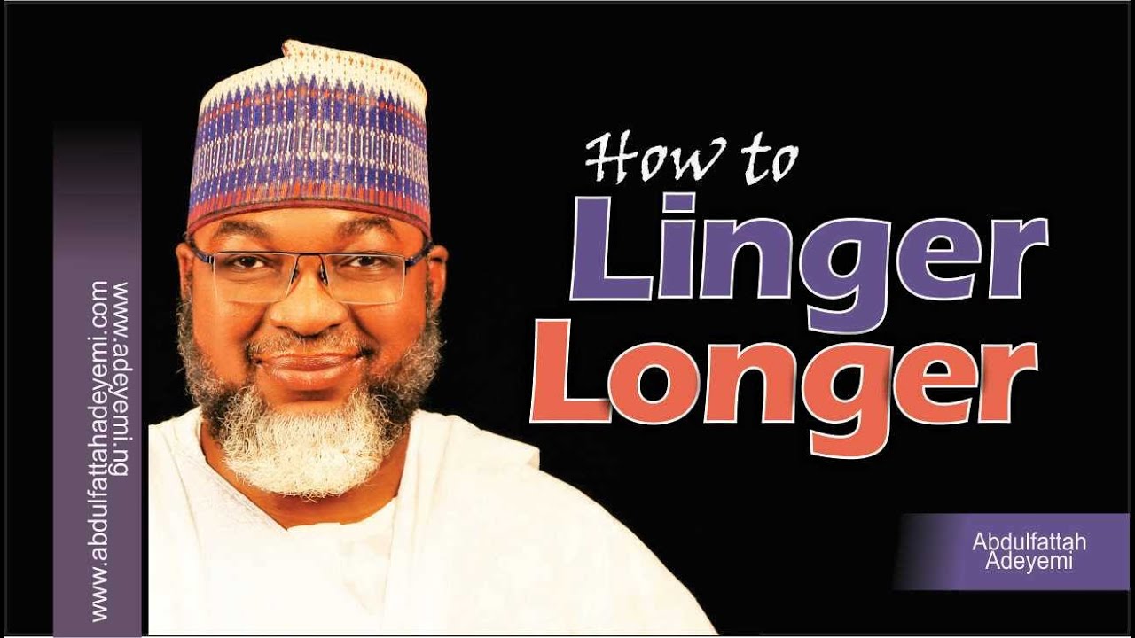 HOW TO LINGER LONGER - YouTube
