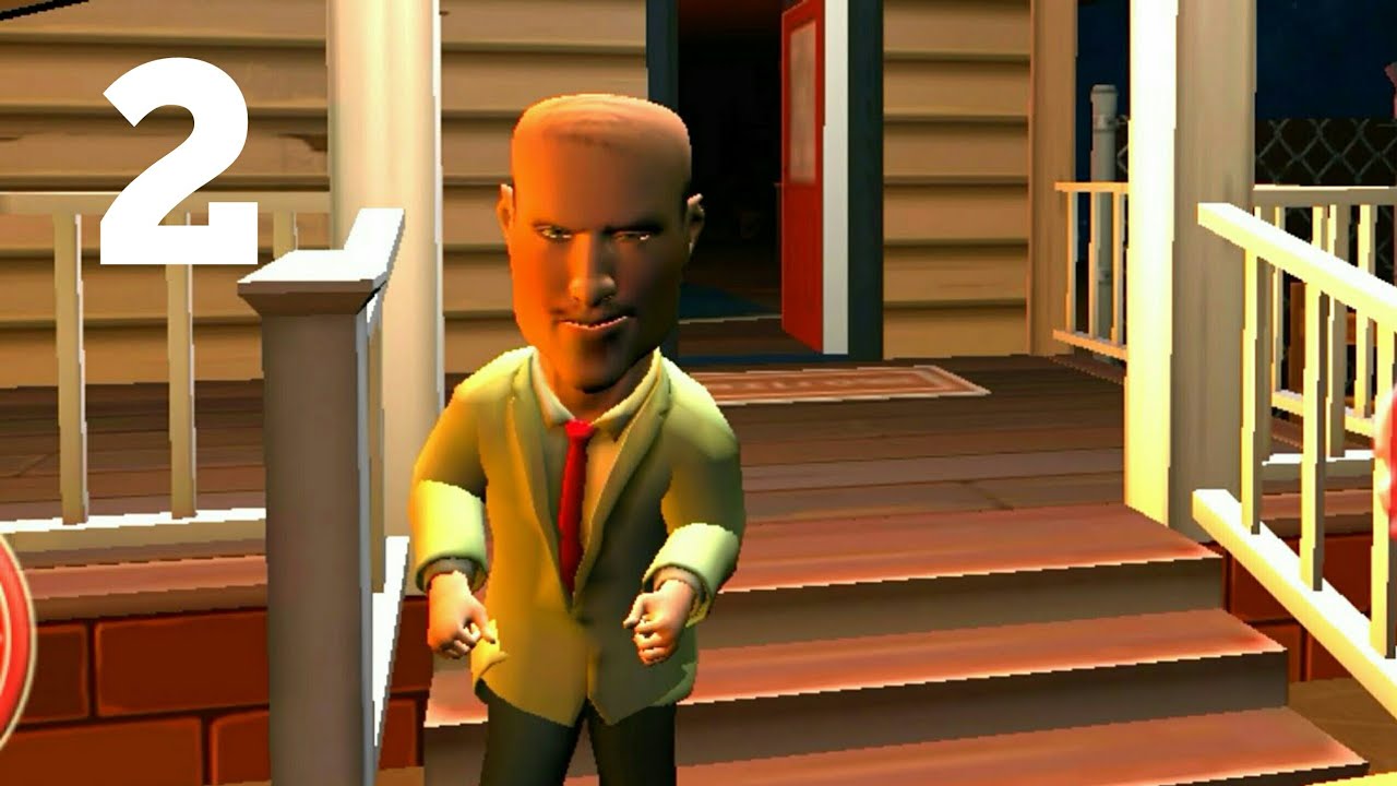 Playing Friend Kidnapper Scary Neighbor 3D Game 2020. 5 6 7 levels ...