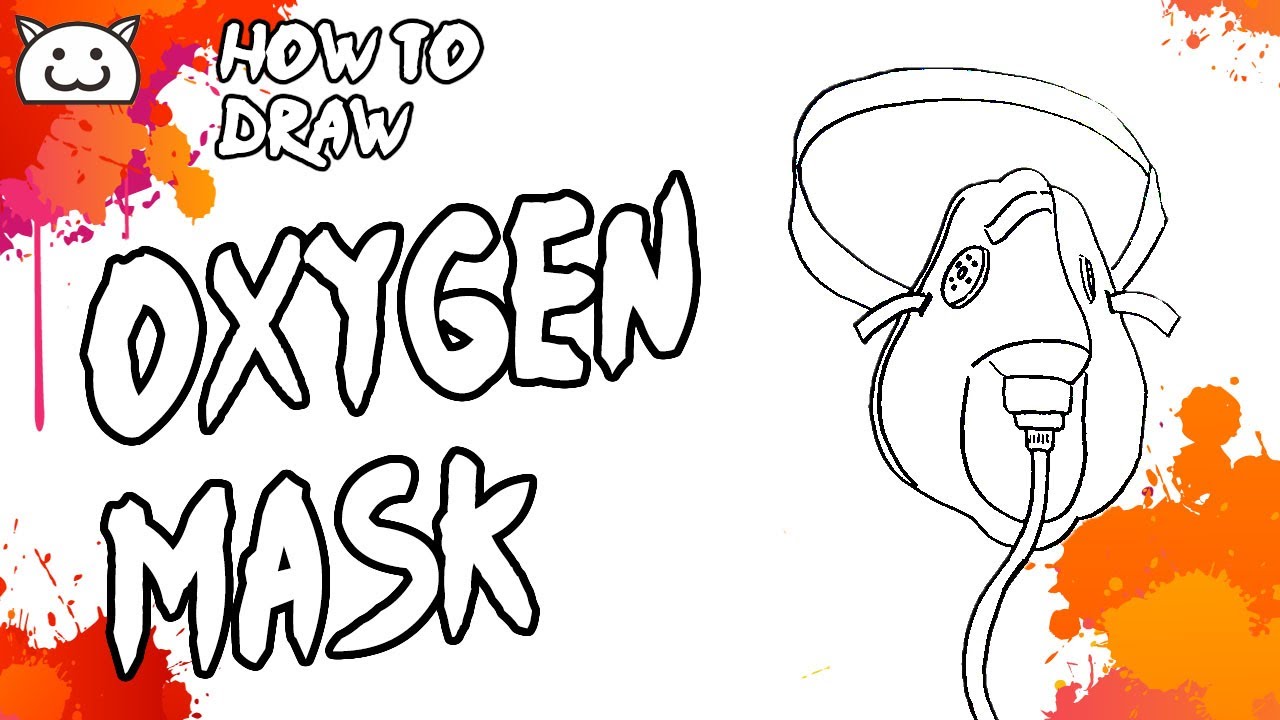 How to Draw Oxygen Mask - YouTube
