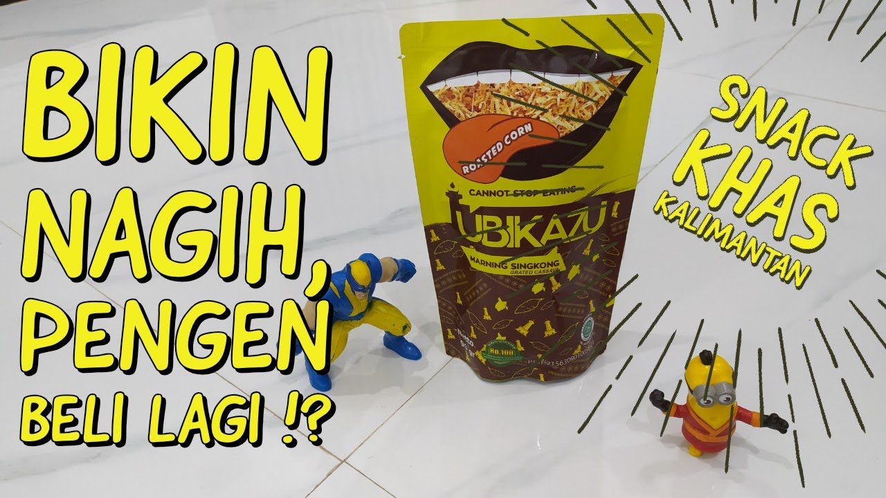 NYOBAIN YUK.. UBIKAZU MARNING SINGKONG.. SNACK KHAS KALIMANTAN.. - YouTube