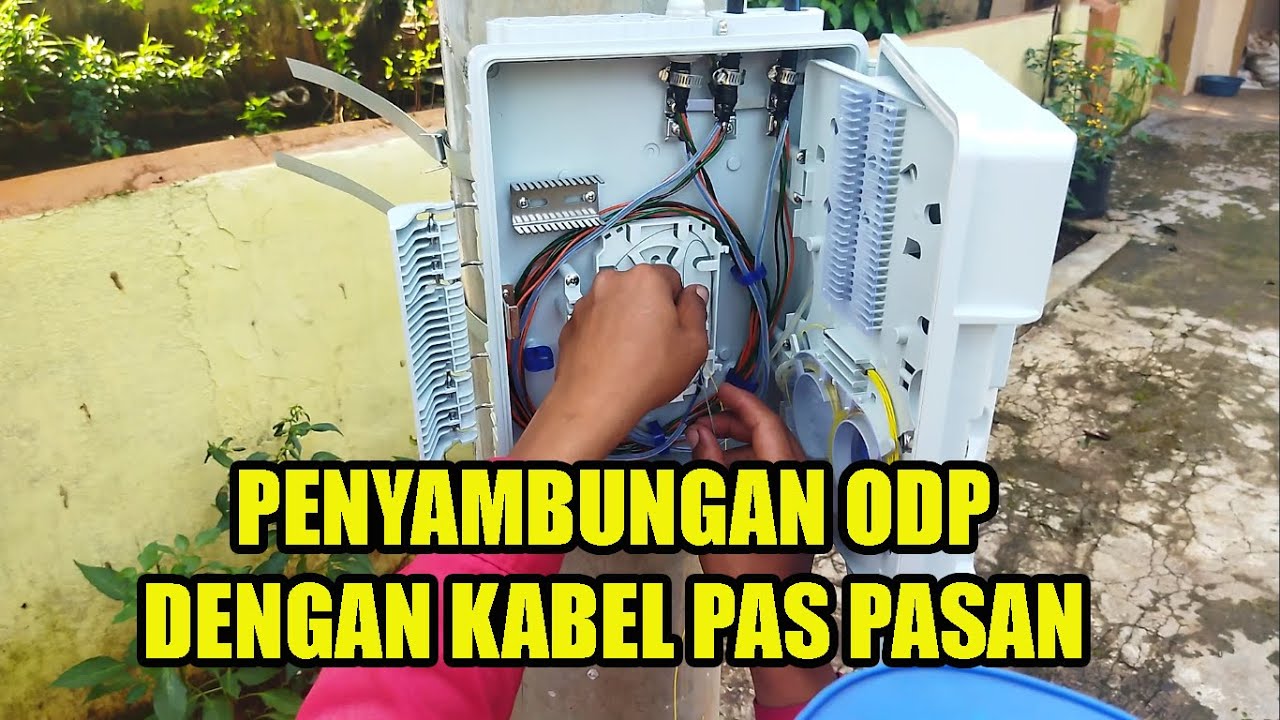 PENYAMBUNGAN ODP KABEL PAS PASAN - YouTube