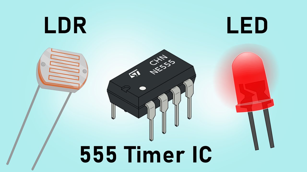 LED Switches OFF When LDR Senses Darkness (Dark Sensor) - YouTube