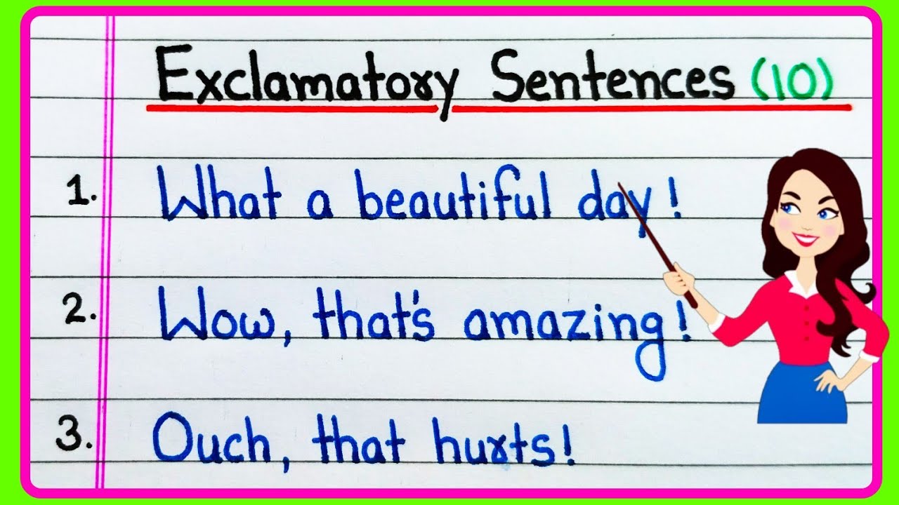 10 Examples of Exclamatory Sentences | Exclamatory Sentence 10 examples ...