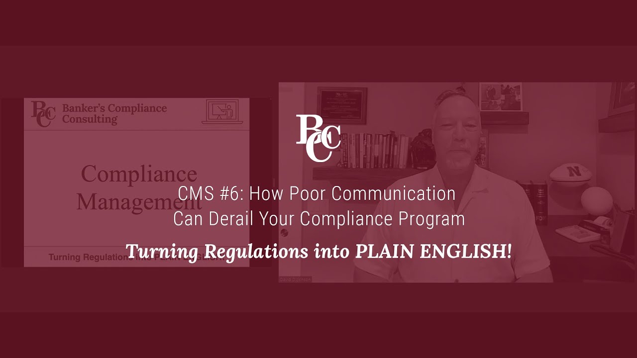 CMS #6: How Poor Communication Can Derail Your Compliance Program - YouTube