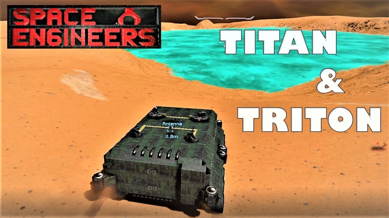 Exploring The Depths Of Space Engineers | Titan And Triton - YouTube