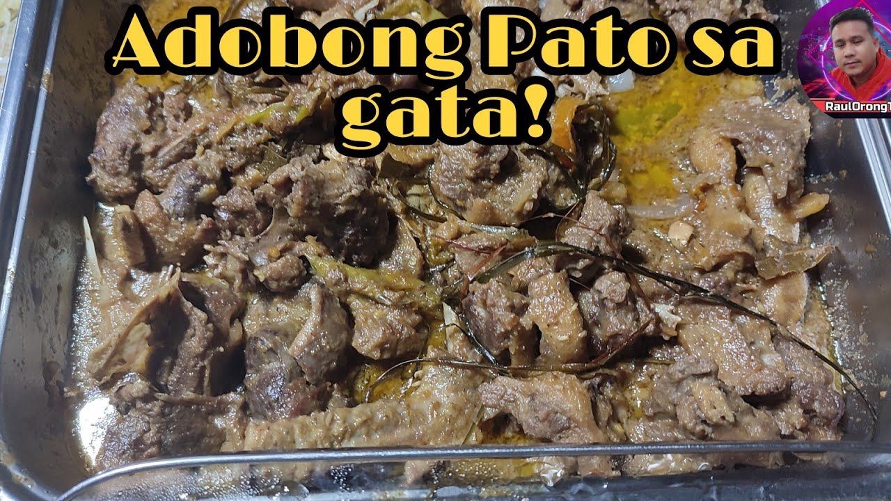 ADOBONG PATO SA GATA - YouTube
